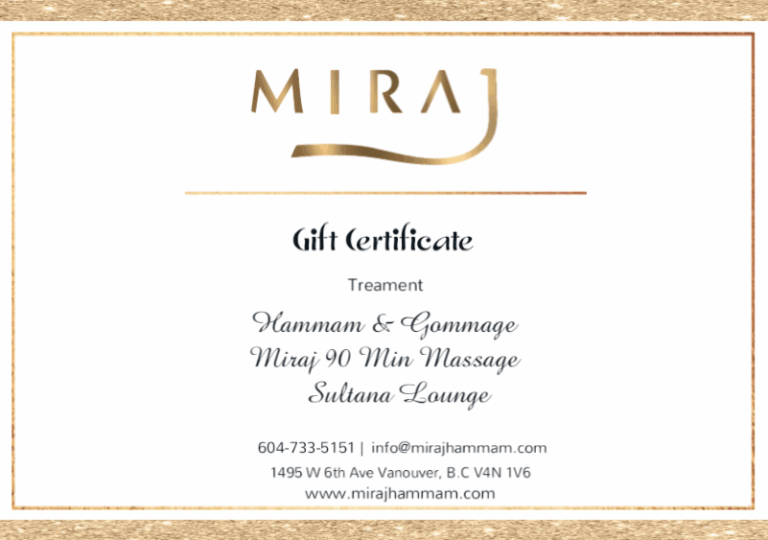 Miraj Signature 90 MIN Package - Miraj Hammam Spa